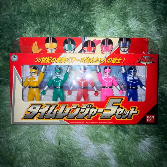Power Ranger | Toys | New Mirai Sentai Timeranger Vinyl Figure Set ...